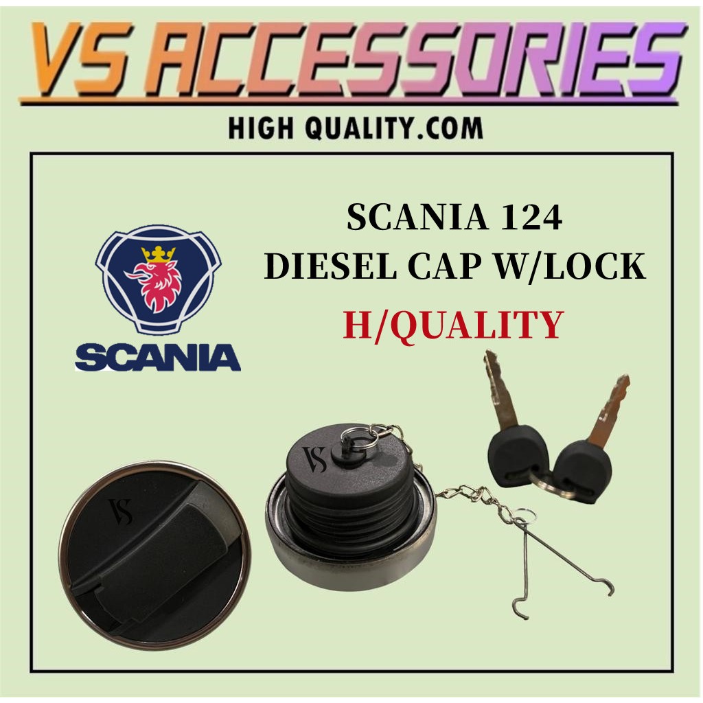 SCANIA 124 DIESEL CAP W/LOCK HIGH QUALITY | Shopee Malaysia