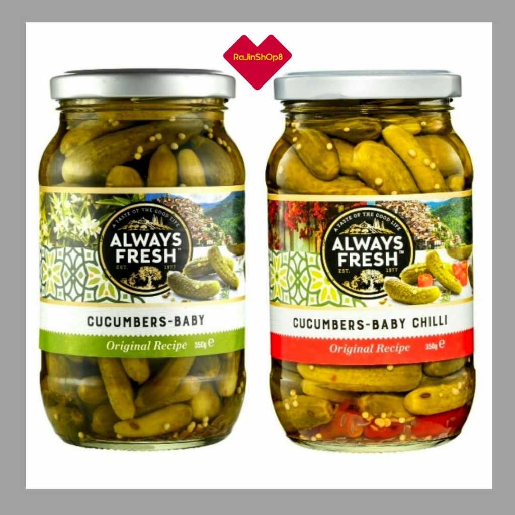 Always Fresh Baby Cucumbers 350g / Baby Cucumbers with Chilli 350g ...