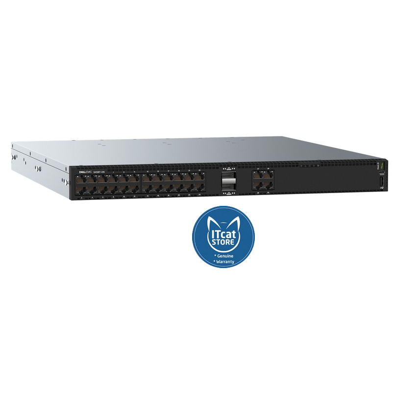 🗣DELL EMC S4128T-ON [28x10GbT+ 2x QSFP28] DATACENTER POWER SWITCH (210 ...