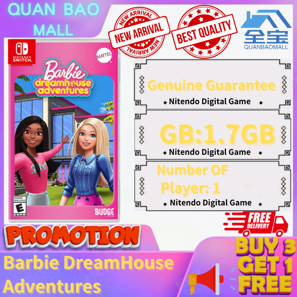 Barbie DreamHouse Adventures 芭比梦幻屋 (Nintendo switch) DigitalDownload ...