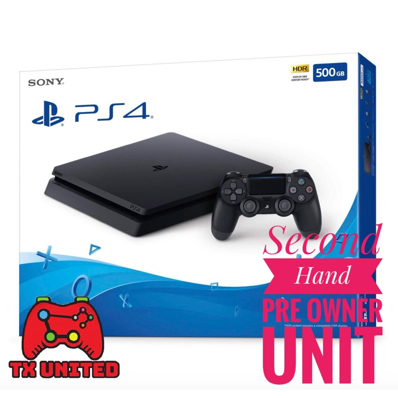 (USED SET) Sony PlayStation 4 Slim 500GB / PS4 Slim 500GB | Shopee Malaysia