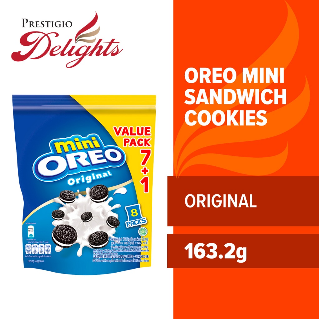 Oreo Mini Sandwich Cookies 163.2g | Shopee Malaysia