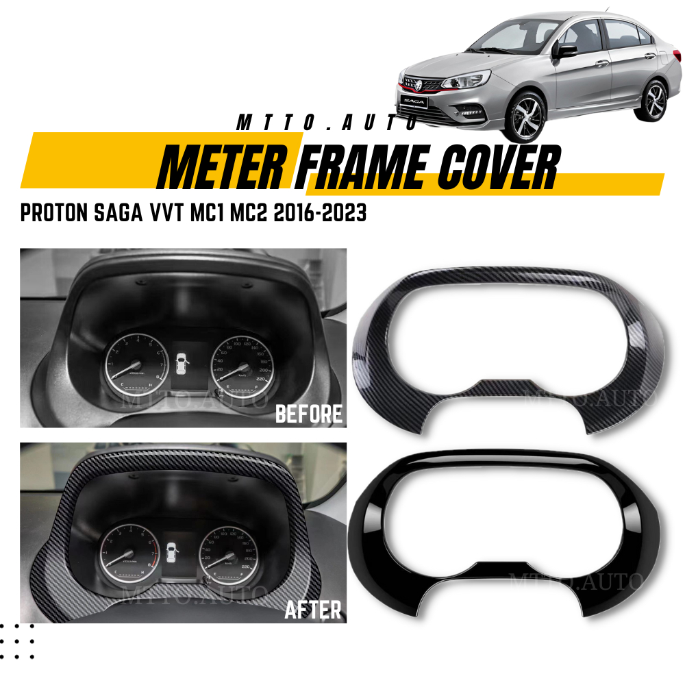 MTTO Proton Saga VVT MC1 MC2 2016-2023 Interior Car Dashboard Meter ...