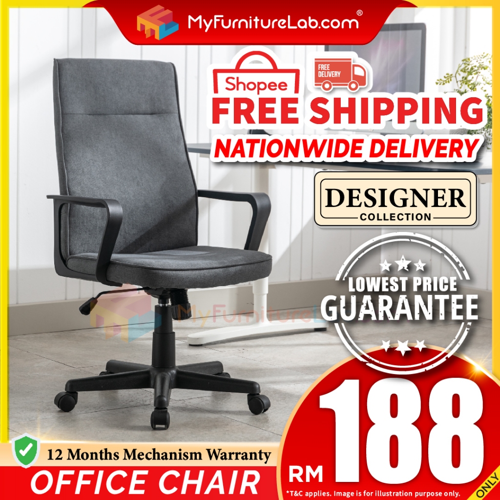 【READY STOCK】𝐌𝐘𝐅𝐔𝐑𝐍𝐈𝐓𝐔𝐑𝐄𝐋𝐀𝐁®: JISOO Executive Chair Office Chair Kerusi ...