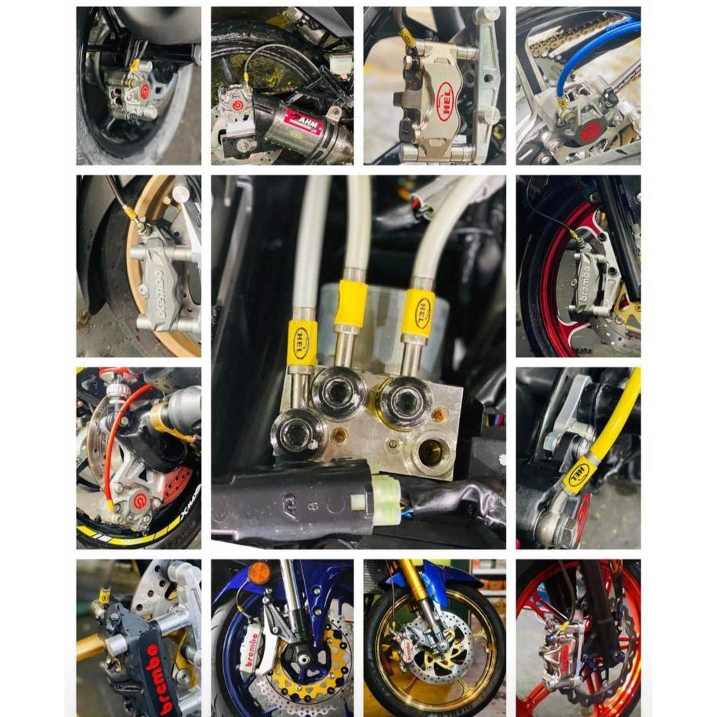 CB650R CB650 CBR250RR CBR600RR ABS 100% Original HEL Brake Hose Braided ...