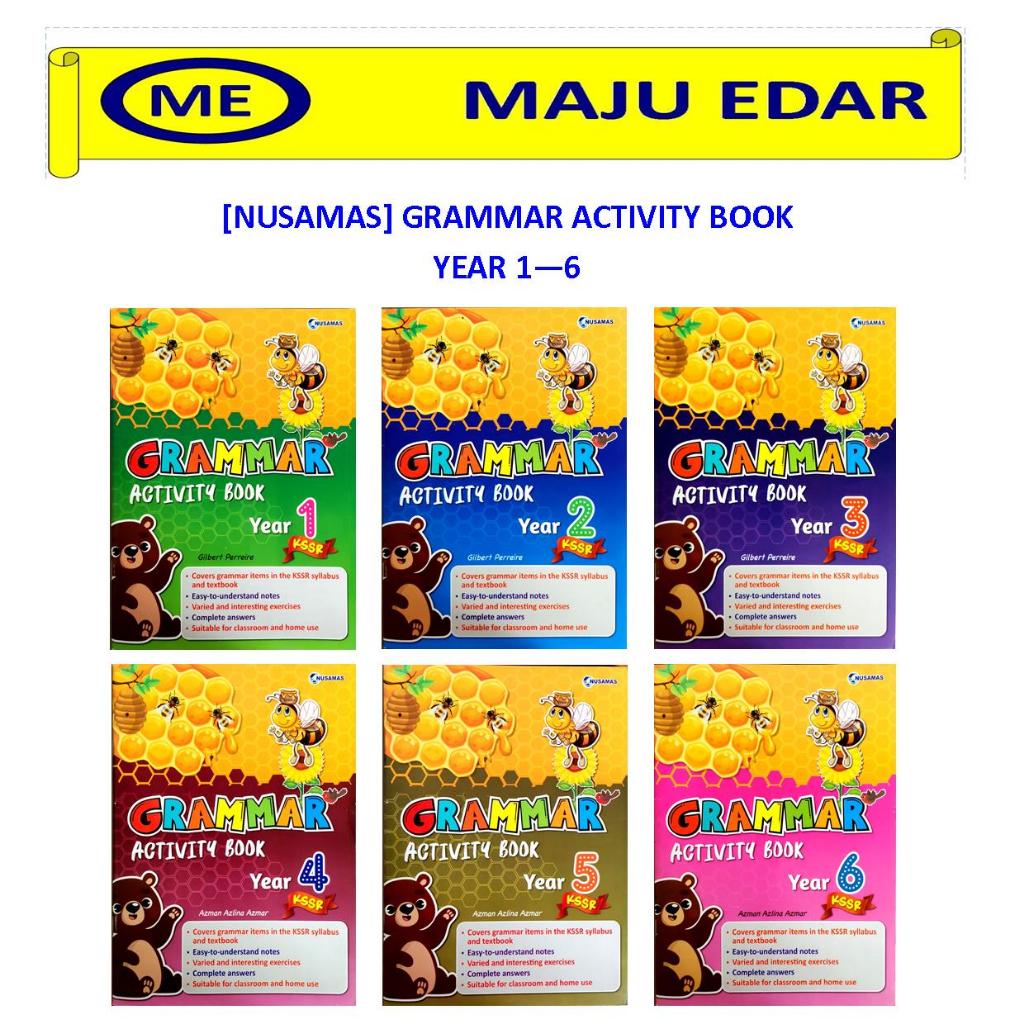 【NUSAMAS】2022 GRAMMAR ACTIVITY BOOK YEAR 1/2/3/4/5/6 KSSR | Shopee Malaysia