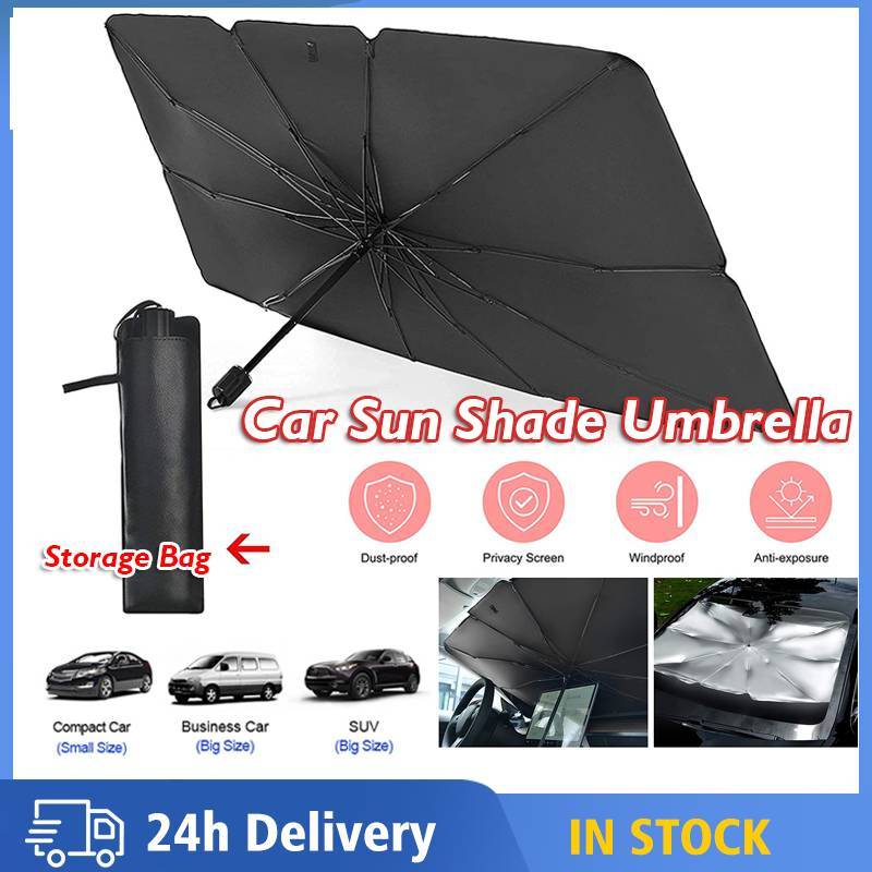 Portable Car Window Sun Shade Car Windscreen Sunshade Car Sun Shield ...