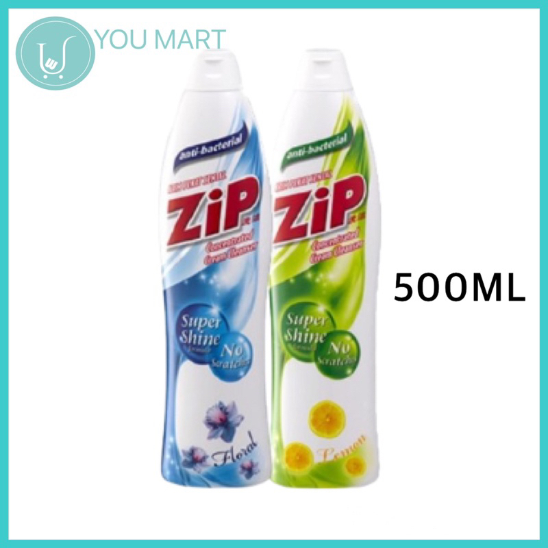 Zip Concentrated Cream Cleanser 500ML (Floral / Lemon) | Shopee Malaysia
