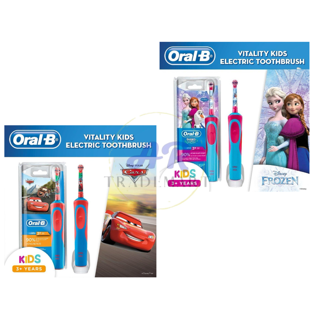Oral-B Kids Electric Toothbrush Disney ( Frozen l Cars ) | Shopee Malaysia