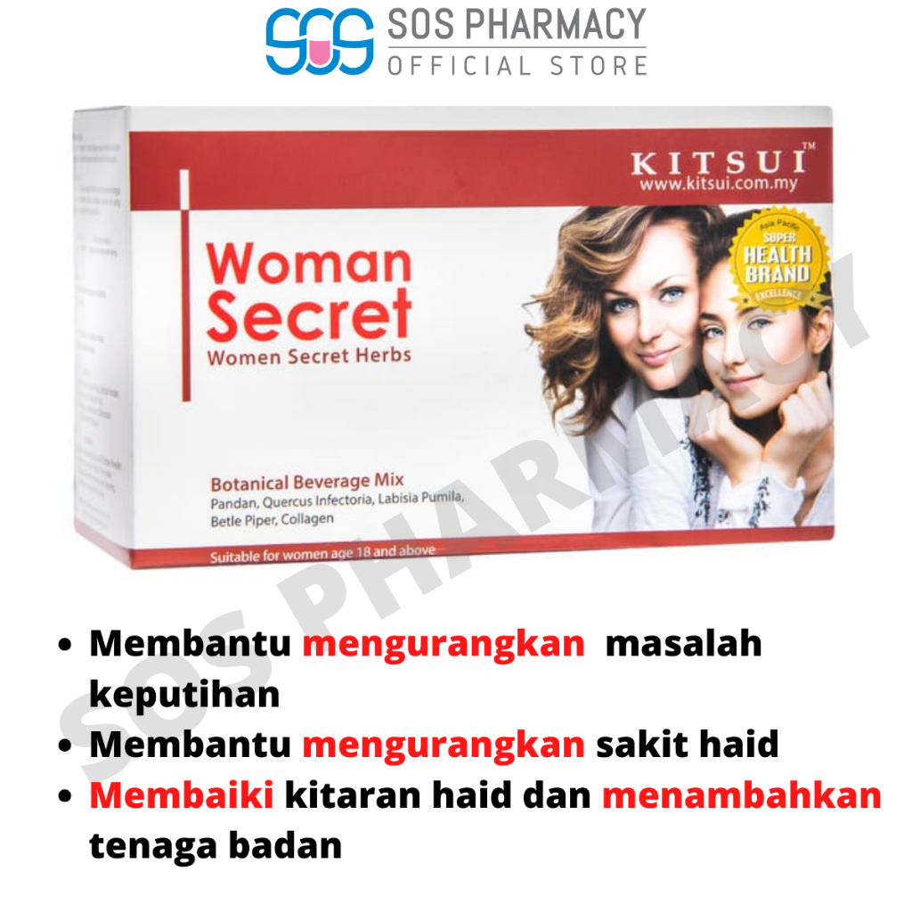 KITSUI Woman Secret (JAMU) (15G X 15 Sachet) | Shopee Malaysia