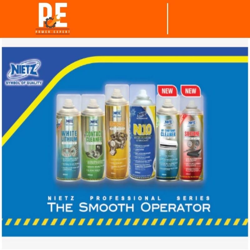 NIETZ AIR-COND CLEANER ELECTRONIC CONTACT CLEANER DEGREASER WHITE ...