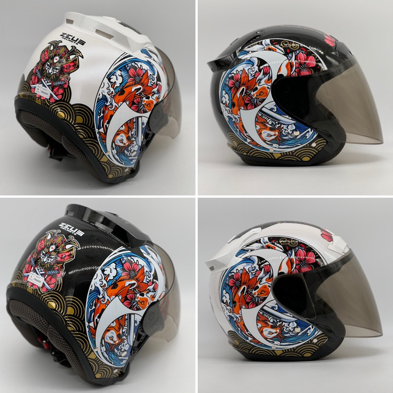 ZEUS ZS-609 Koi V2 Helmet Original | Shopee Malaysia
