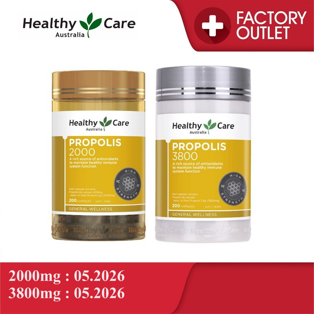 Healthy Care Propolis 2000mg 200s / 3800mg 200s | Shopee Malaysia