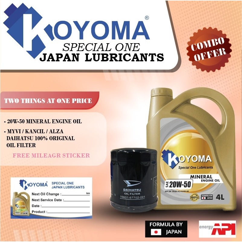 100% ORIGINAL DAIHATSU MIRA L2 L5 L9 , PERODUA KEMBARA RUSA OIL FILTER ...