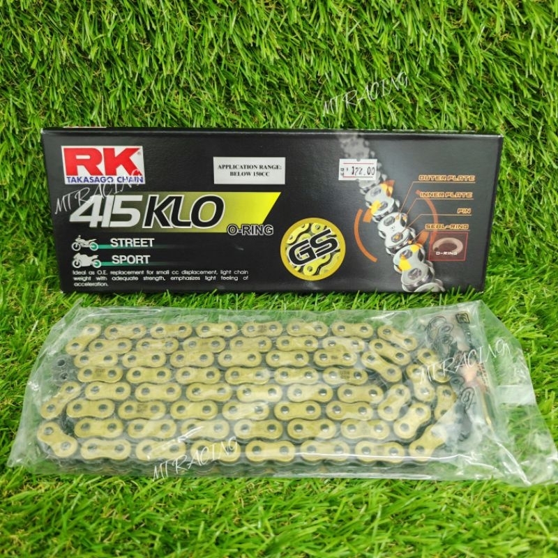 RKM 415KLO GS ORING MOTORCYCLE CHAIN 122L | Shopee Malaysia
