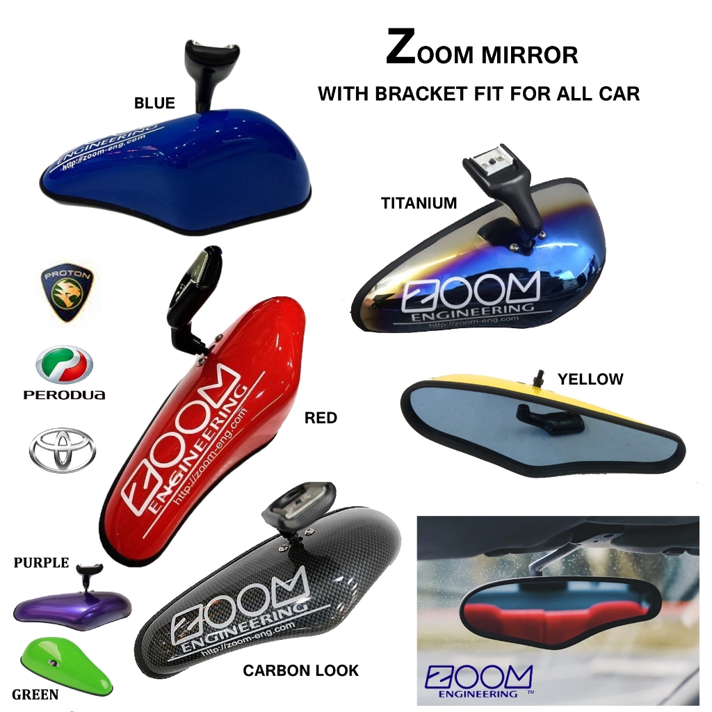 Zoom Mirror (Zoom Engineering) / Roof Mirror / Centre Mirror / Cermin ...