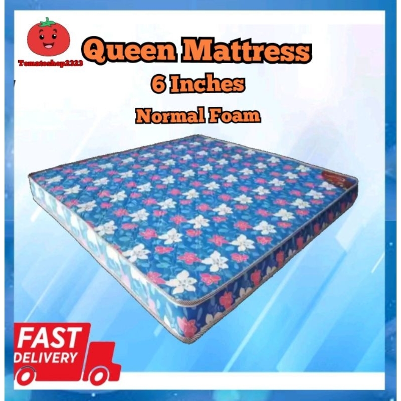 Queen Mattress 6 Inches Normal Foam/ Tilam Kelamin 6 inci Foam Biasa ...