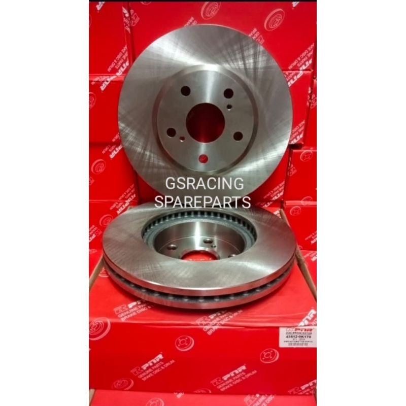 DISC ROTOR TOYOTA INNOVA 2018' TGN140 TGN141 TGN143 TGN121 FRONT DISC ...