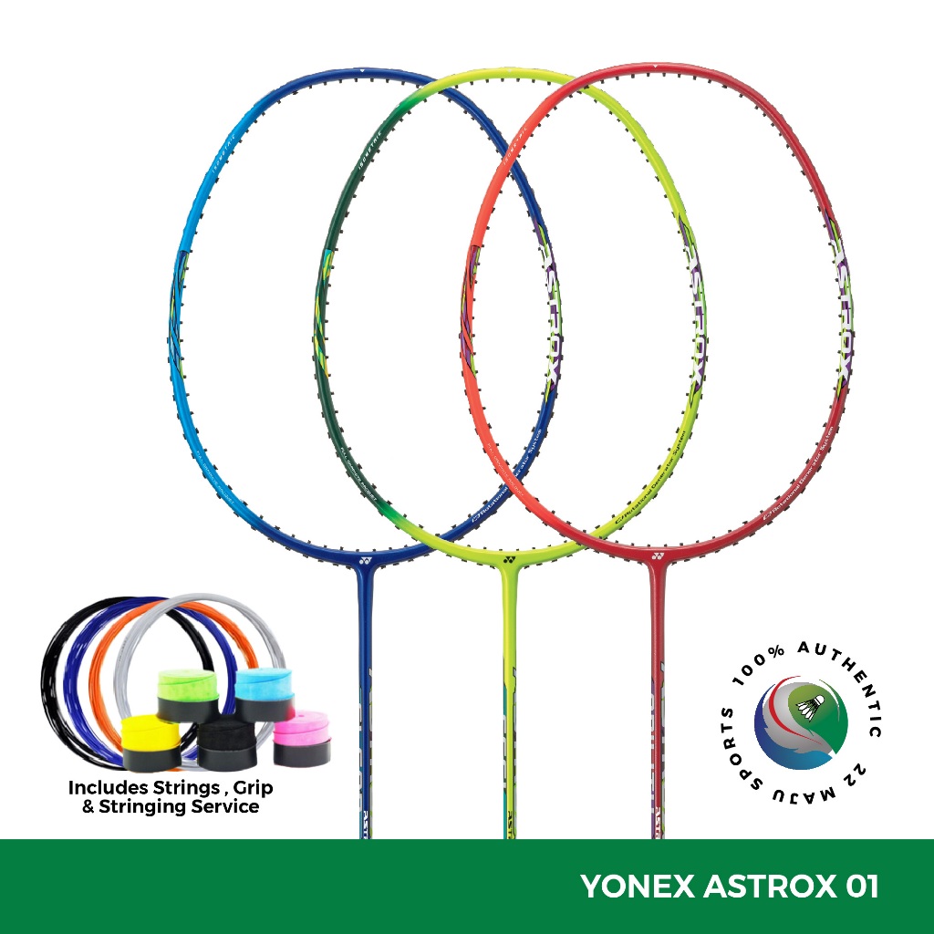 YONEX ASTROX 01 ( FOC STRING + GRIP + STRINGING SERVICES ) 4U BADMINTON ...