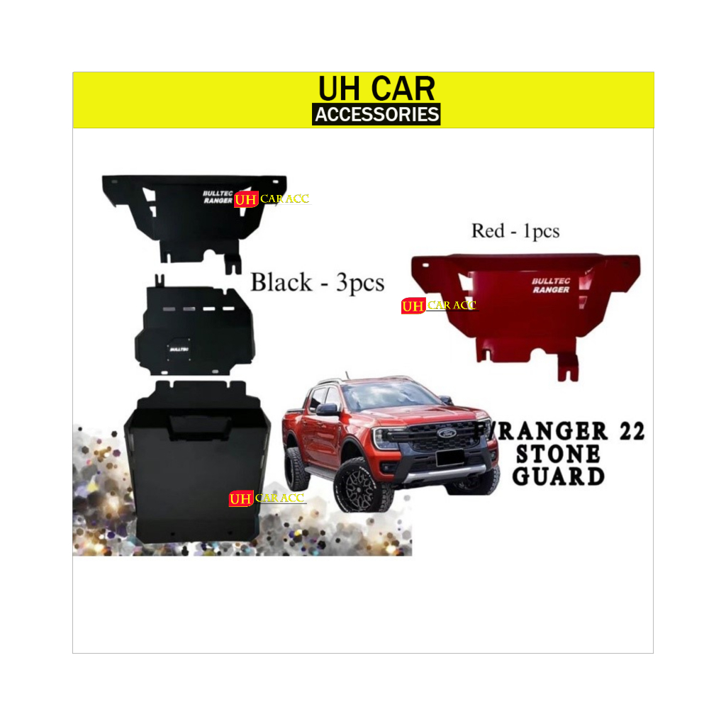 Ford ranger T9 2022 2023 2024 front bumper under stone guard cover ...