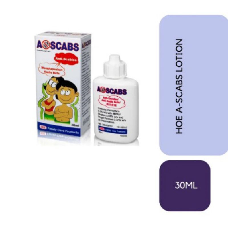 ASCABS ANTI- SCABIES / MENGHAPUSKAN KUDIS BUTA 30ml ( exp 4/24 ...