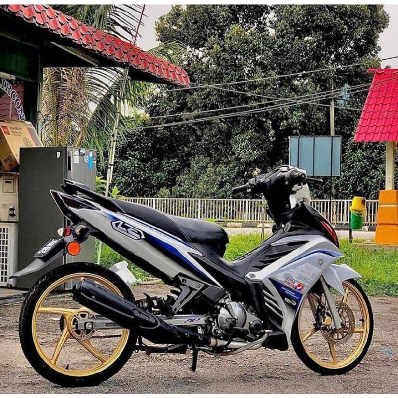 COVERSET HONG LEONG YAMAHA HLY / VELOZI LC LC135 V2 V3 V4 PUTIH PURBA ...