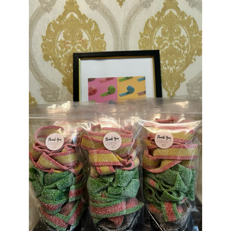 RANDOM MIX FLAVOUR SOUR BELT HALAL | Shopee Malaysia