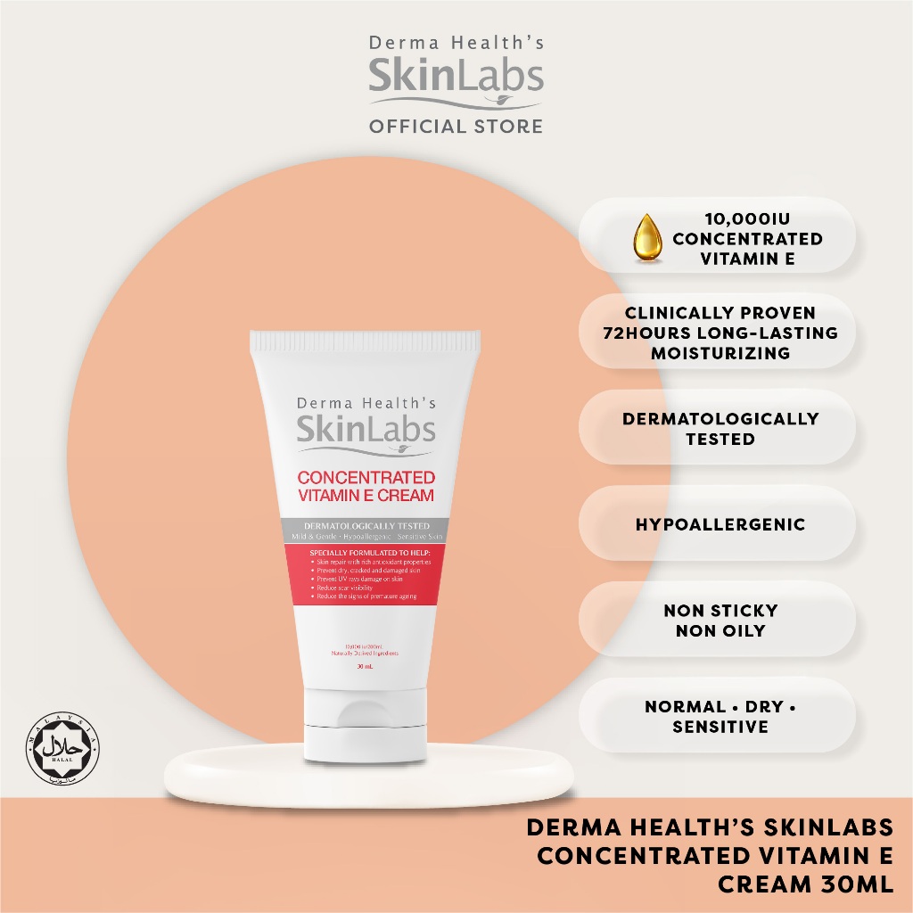 Derma Health's SkinLabs Concentrated Vitamin E Cream (30mL) | Shopee ...