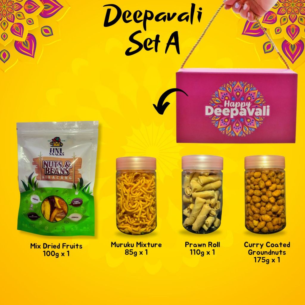 ️ [LIMITED] ️ HNL Deepavali Gift Set | Snek Snack Gift Set Festive Gift ...
