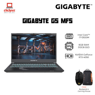 GIGABYTE G5 MF5-G2MY383SH GAMING LAPTOP ( I7-12650H ,8GB DDR5 ,512GB ...