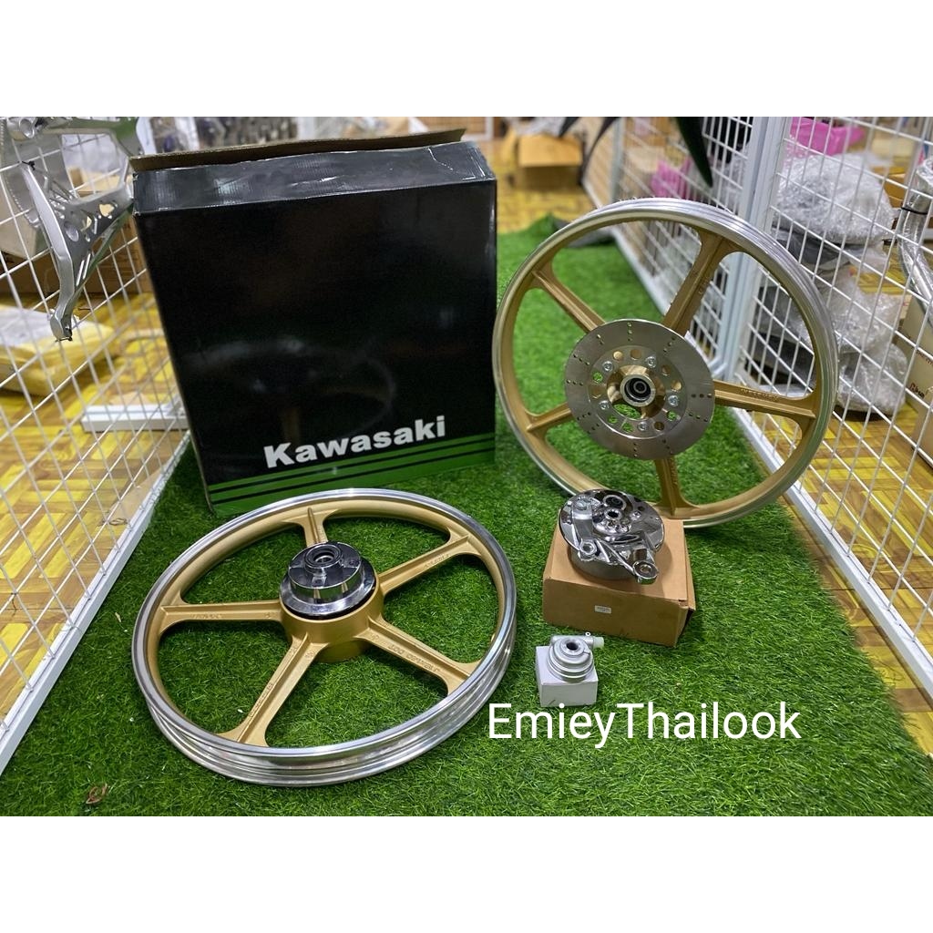 🔥AR80 SPORT RIM GOLD COMPLETE SET EX5 DREAM EX5 WAVE LAGENDA KRISS C70 ...