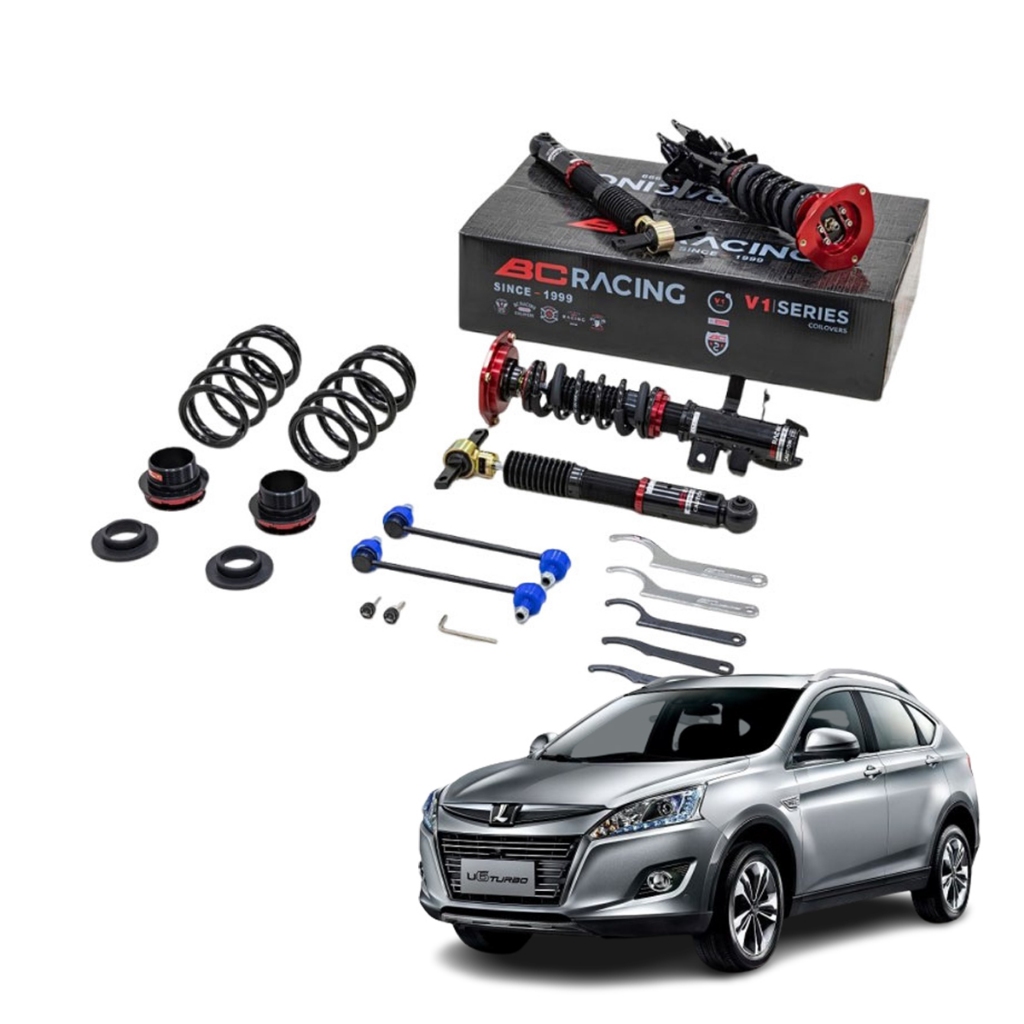 BC Racing V1 Series High Low Soft Hard Adjustable Absorber for LUXGEN ...