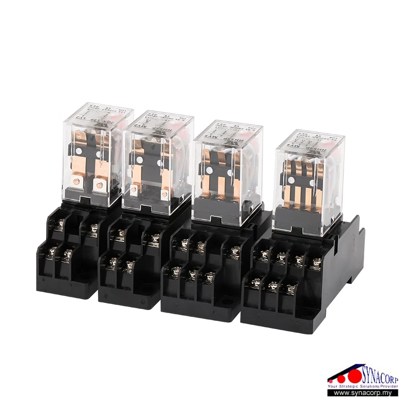 MY2NJ MY3NJ MY4NJ 12VDC 24VDC 220VAC HH52P HH53P HH54P Power Intermediate Relay + Socket ...