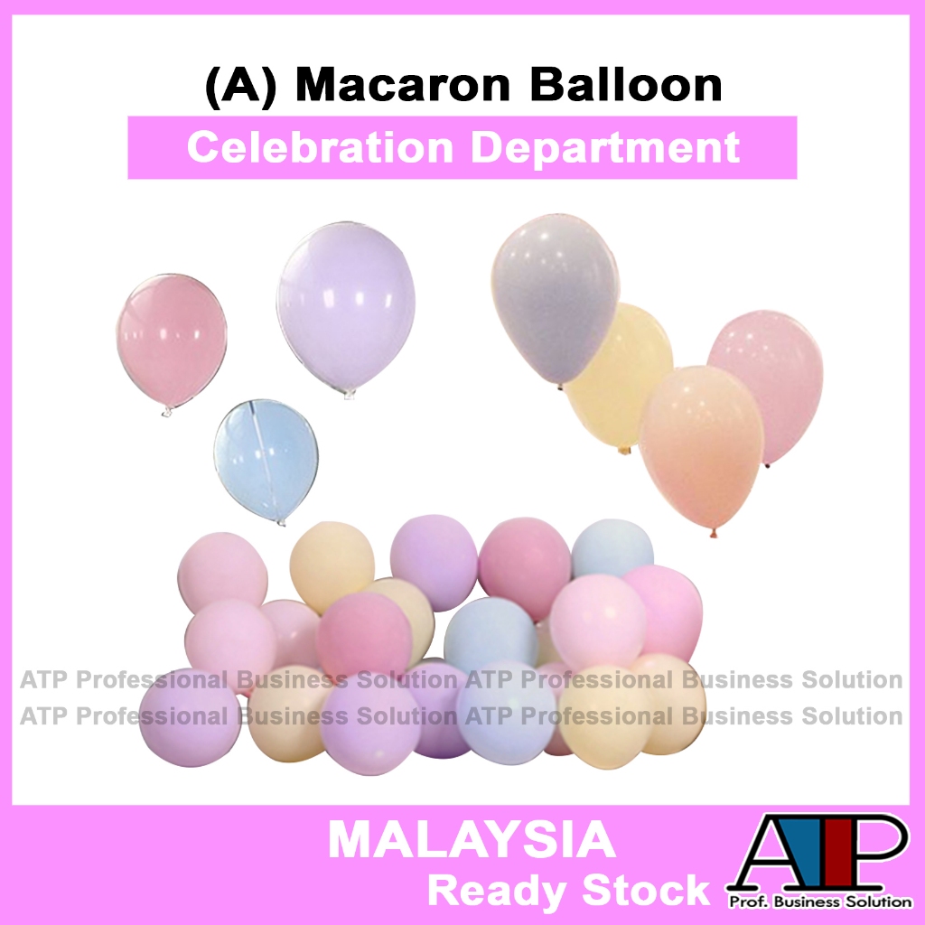 Celebration🌸 Macaron Balloon Macaron Latex Balloon Wedding Room ...