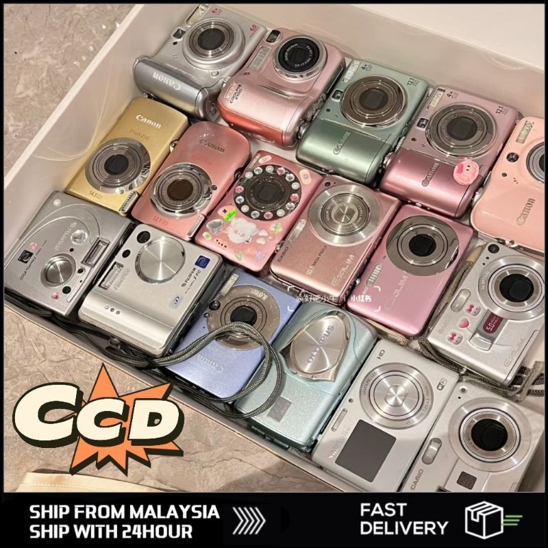 【Ready Stock】CCD Digital Camera Full Set Vintage 复古相机 | Shopee Malaysia