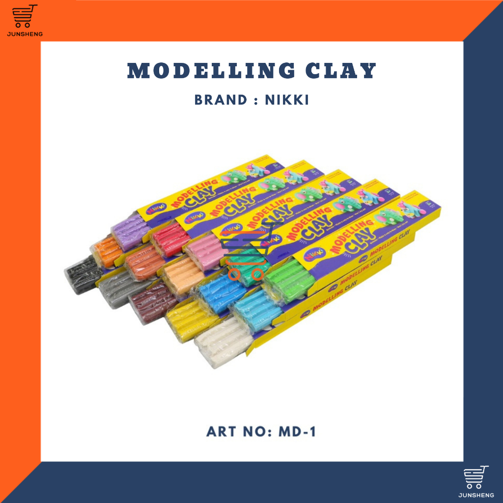 Nikki Modelling Clay MD-1 (Plastisine) | Shopee Malaysia