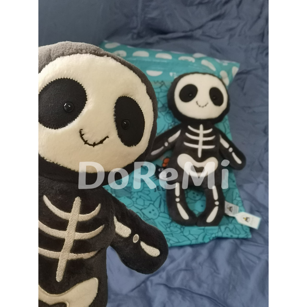 [READY STOCK] 100% Original jELLYCAT Skeleton Bob, Halloween Collection ...