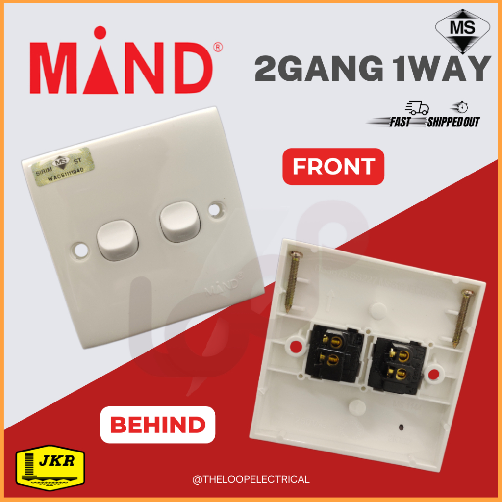 [READY STOCK] MIND SWITCHES (SUIS ELEKTRIK) WITH SIRIM / SIRIM & JKR ...