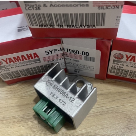 YAMAHA LC135 RECTIFIER ASSY // V1 V2 V3 ORIGINAL RECTIFIER REGULATOR KATAB MOTOSIKAL 5YP-H1960 ...