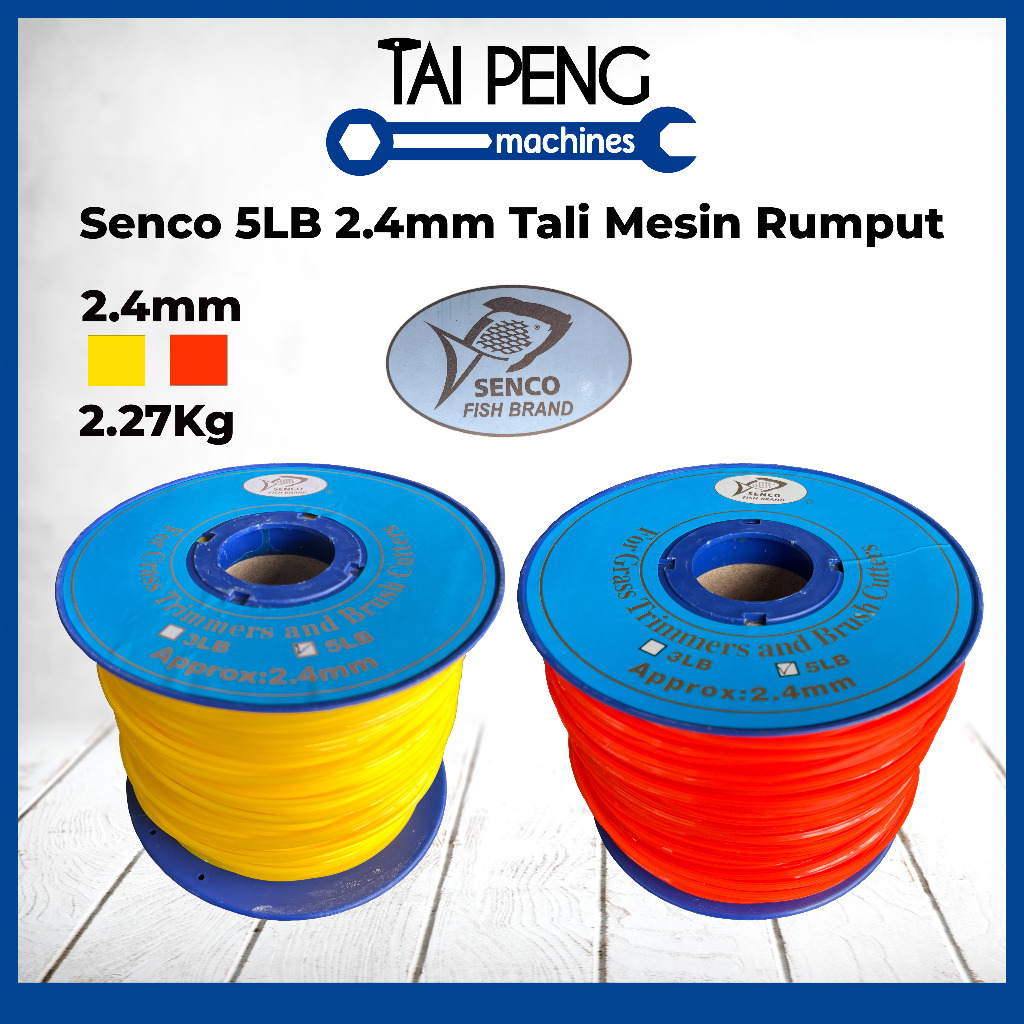 Senco tali mesin rumput brush cutter nylon cutter tali tangsi brush ...