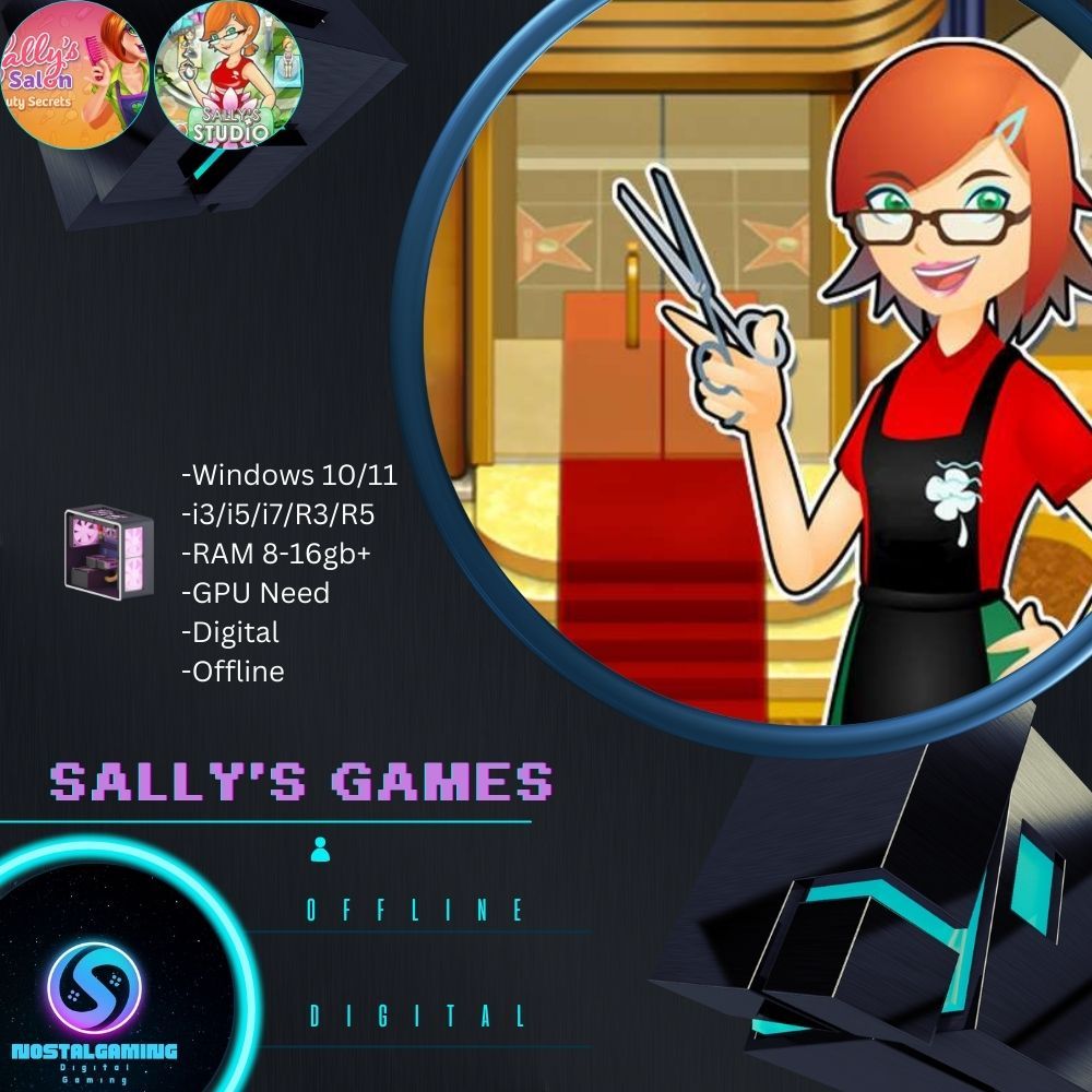 [Pc Game] [Digital] Sally's Studio / Sallys Salon Games | Shopee Malaysia