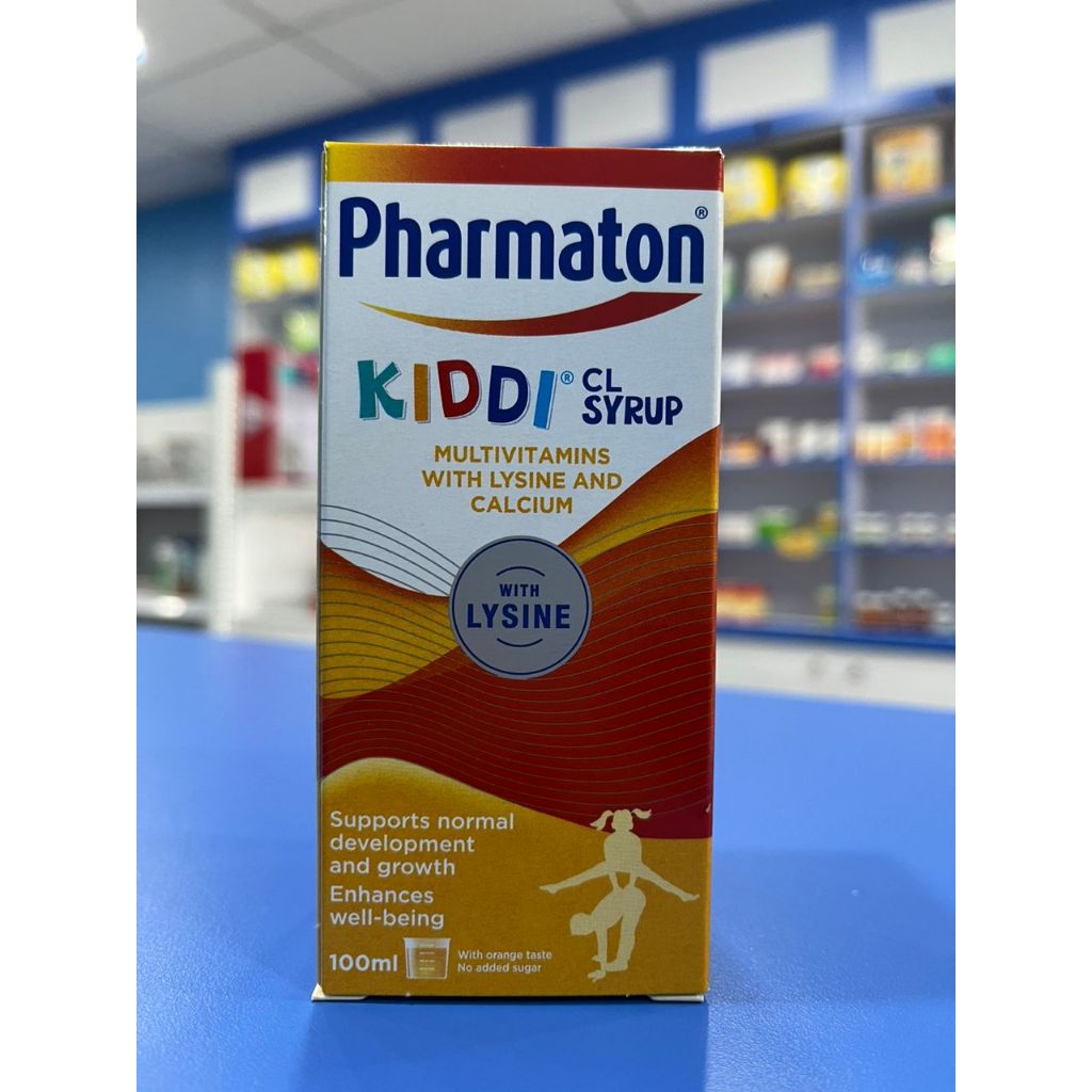 Pharmaton Kiddi Cl Multivitamins Syrup With Lysine & Calcium 100ml ...