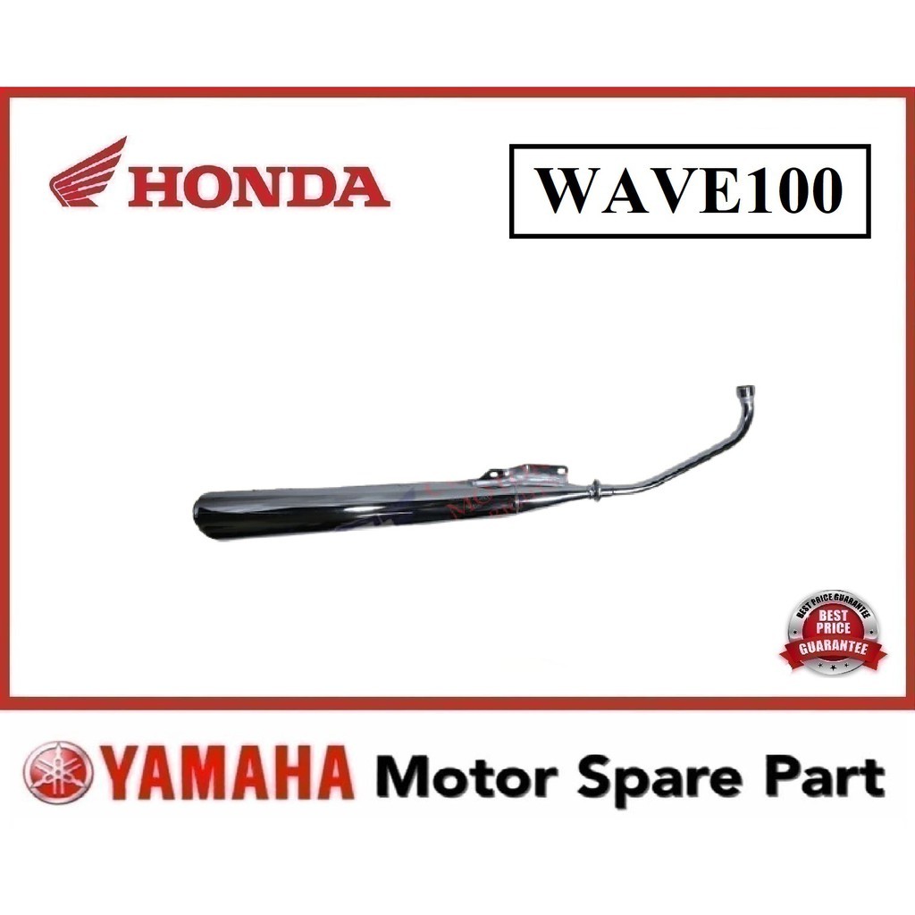HONDA WAVE100 EXHAUST PIPE ASSY EKZOS PIPE MUFFLER COMP ASSY WAVE-100 ...