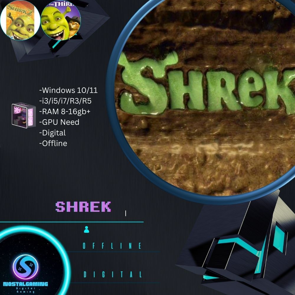[Pc Game] [Digital] Shrek Game | Shopee Malaysia