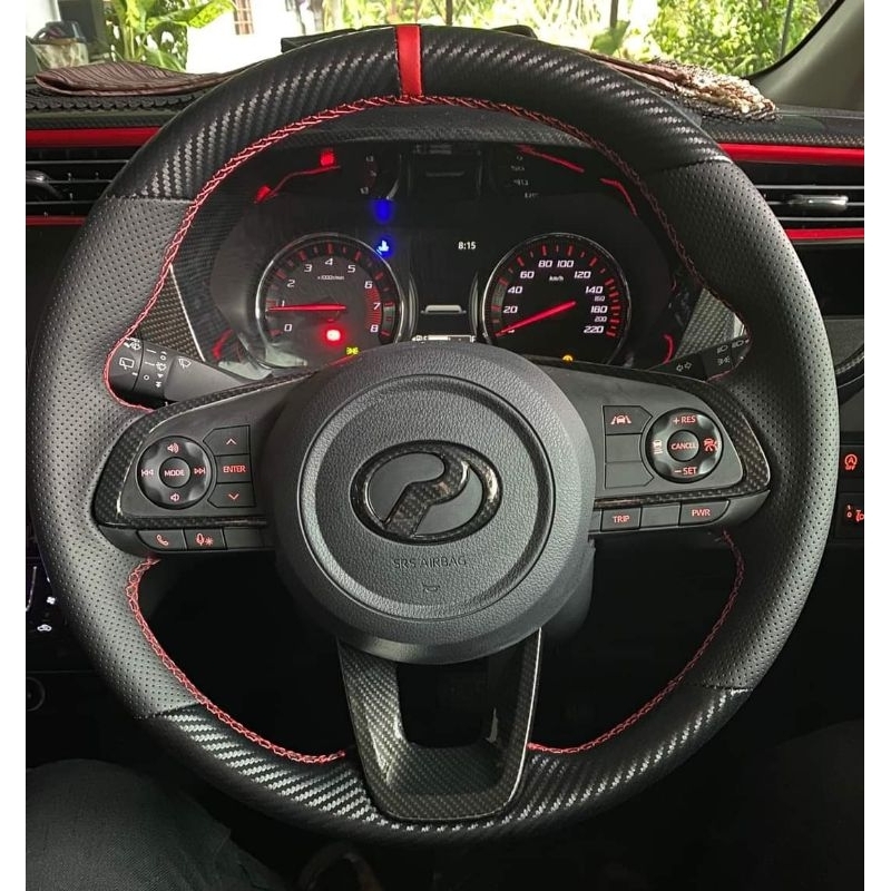 Perodua Ativa Myvi 2022 FL Alza 2022 Axia 2023 Vios 2023 Leather Suede ...