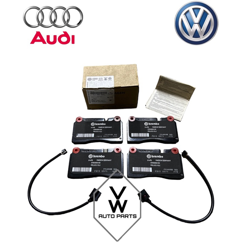 ( 100% ORIGINAL ) FRONT DISC BRAKE PAD SET VW TOUAREG 3.0 3.2 TOUAREG 3 ...