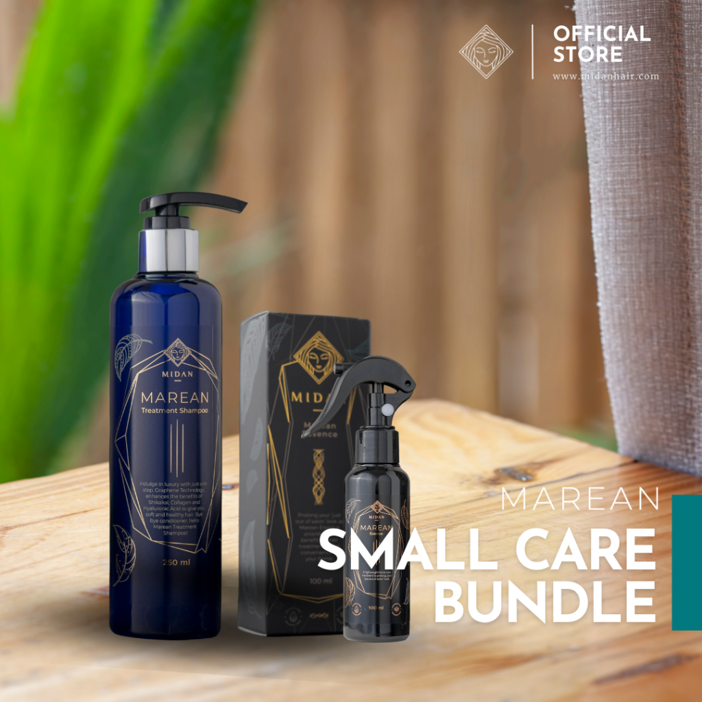 MIDAN Small Care Bundle (1x Marean Treatment Shampoo 250ml & 1x Marean ...