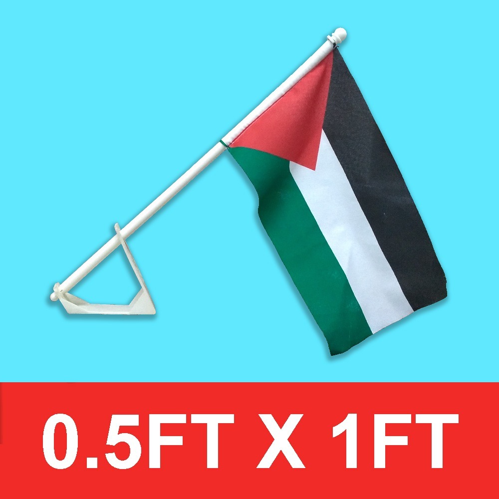 Bendera Palestin Palestine 2FT X 4FT / 2.5FT X 5FT Siap Jahit Lubang ...