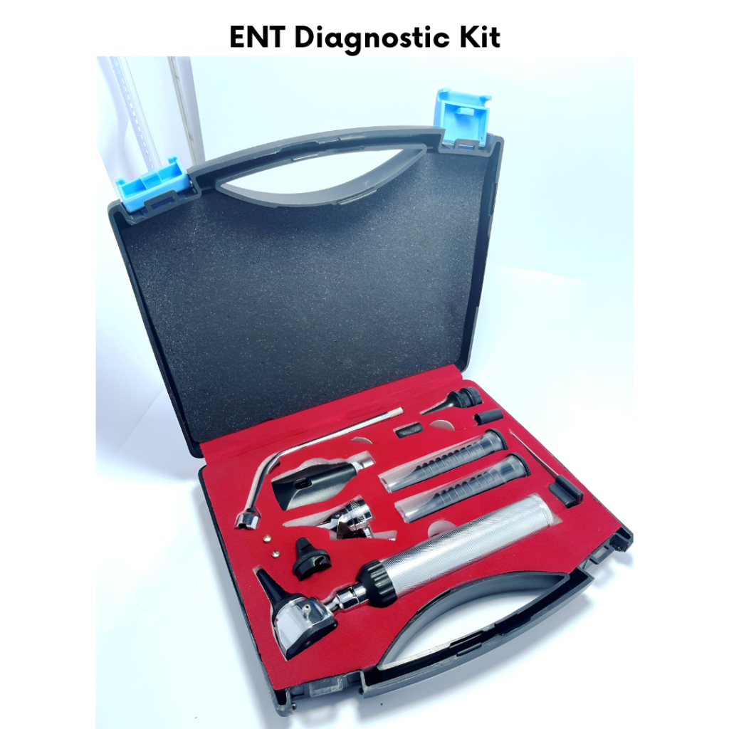 Universal ENT Diagnostic Set Ear, Nose, and Throat Exam Kit Otoscope ...