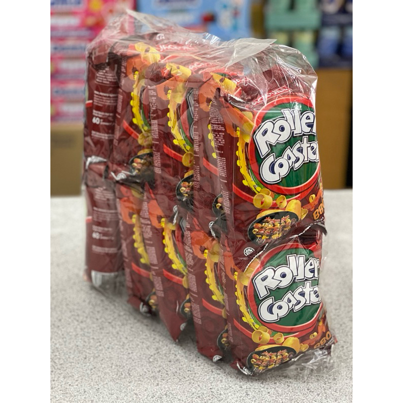 60g x 10’s Jack’nJill Roller Coaster BBQ Barbecue Flavour Potato Ring Keropok Snek Kentang ...